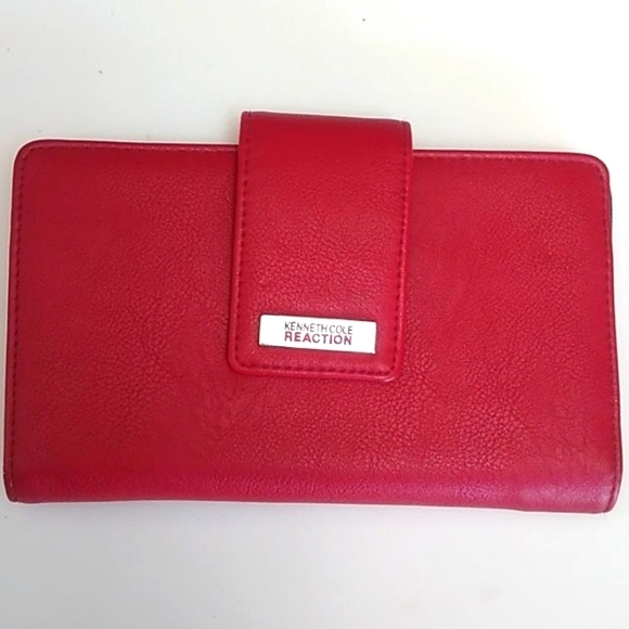 Kenneth Cole Reaction | Bags | Kenneth Cole Reaction Red Wallet | Poshmark